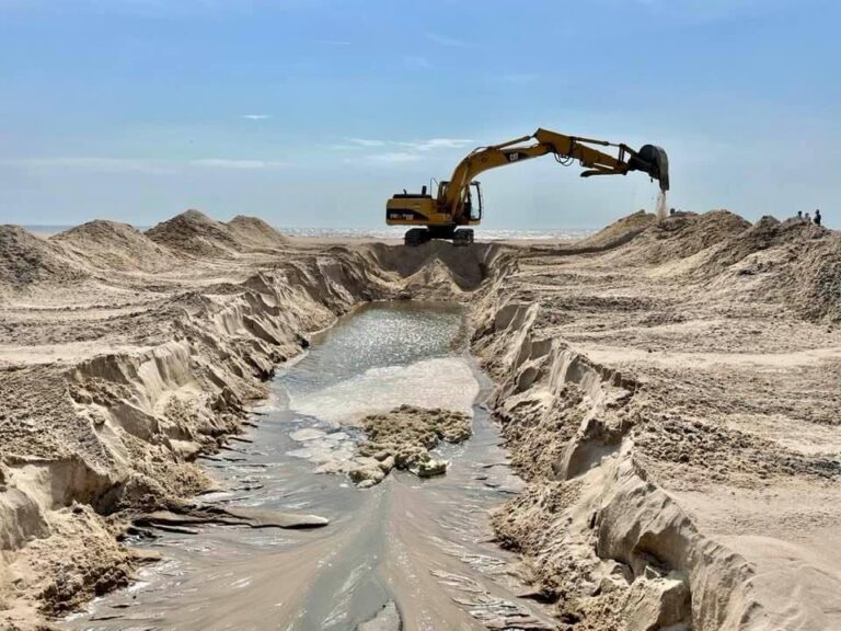 Georgica Pond Winter Dredging - East Hampton Town Trustees